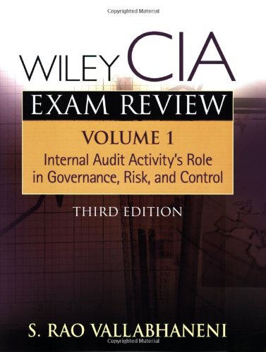 Wiley CIA Exam Review (4-Volume Set): Vallabhaneni, S. Rao ...