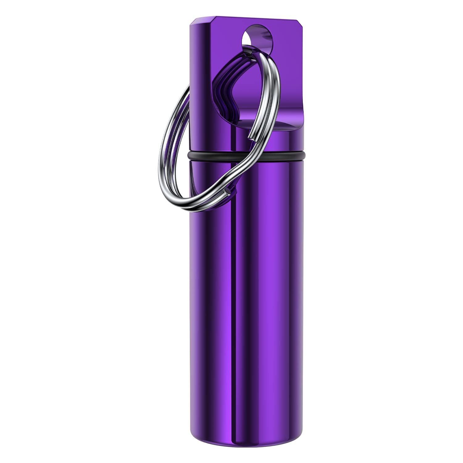 Amazon.com: Small Pocket Pill Box Keychain, Aluminium Alloy Portable ...