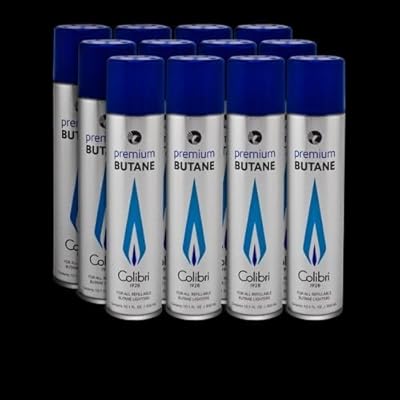 12-Pack Colibri Premium Butane Cans - 300 ML Philippines | Ubuy