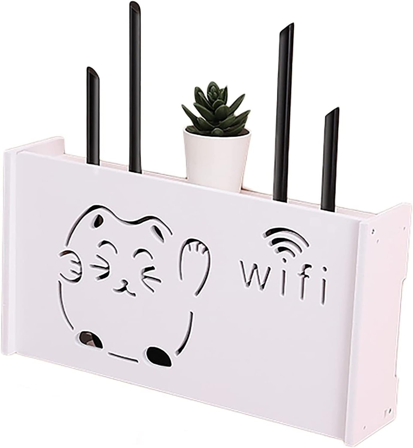Amazon.com: AVEEWA WiFi Router Organize Box Router Storage Box, Network ...