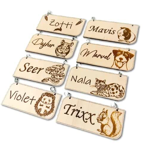 Amazon.com: Custom Pet Plaque, Cage Identification, Dog House, Cat ...