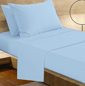 Amazon.com: SKY BEDDINGS Cot Sheet Set 30 x 75 – 4-Piece 100% Cotton Bedding, 600 Thread Count ...