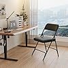 Amazon.com: VINGLI Padded Folding Chairs with Thick Seat Cushion ...