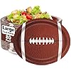Amazon.com: 80 PCS Football Oval Paper Plates Large 11” Disposable ...