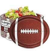 Amazon.com: 80 PCS Football Oval Paper Plates Large 11” Disposable ...