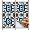 Tanjore Tile Stickers for Kitchen and Bathroom Backsplash, Stair Riser ...