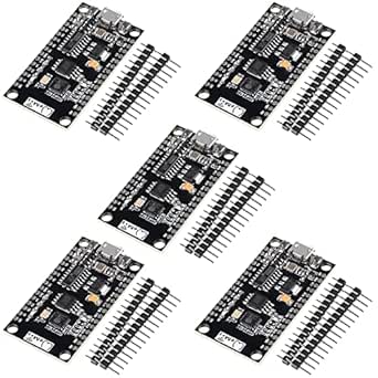 Amazon.com: Alinan 5pcs CH340G NodeMCU V3 Lua WiFi Module Integration of ESP8266 + Extra Memory ...