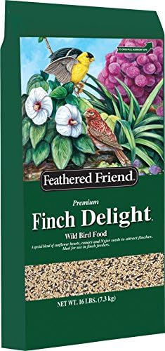 Amazon.com : Feathered Friend Finch Delight Wild Bird Seed, 16 Lb ...