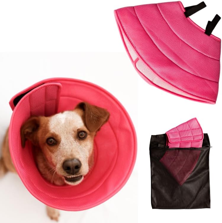 DMW Products (MD Blue) Cono para perros extra suave para después de la ...