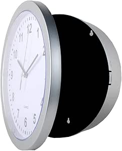 NW Simple and Generous Design Wall clock Hidden Safe Clock Safe Secret ...
