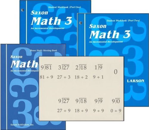 Saxon Math 3rd Grade Student Workbooks and Meeting Book: unknown author ...