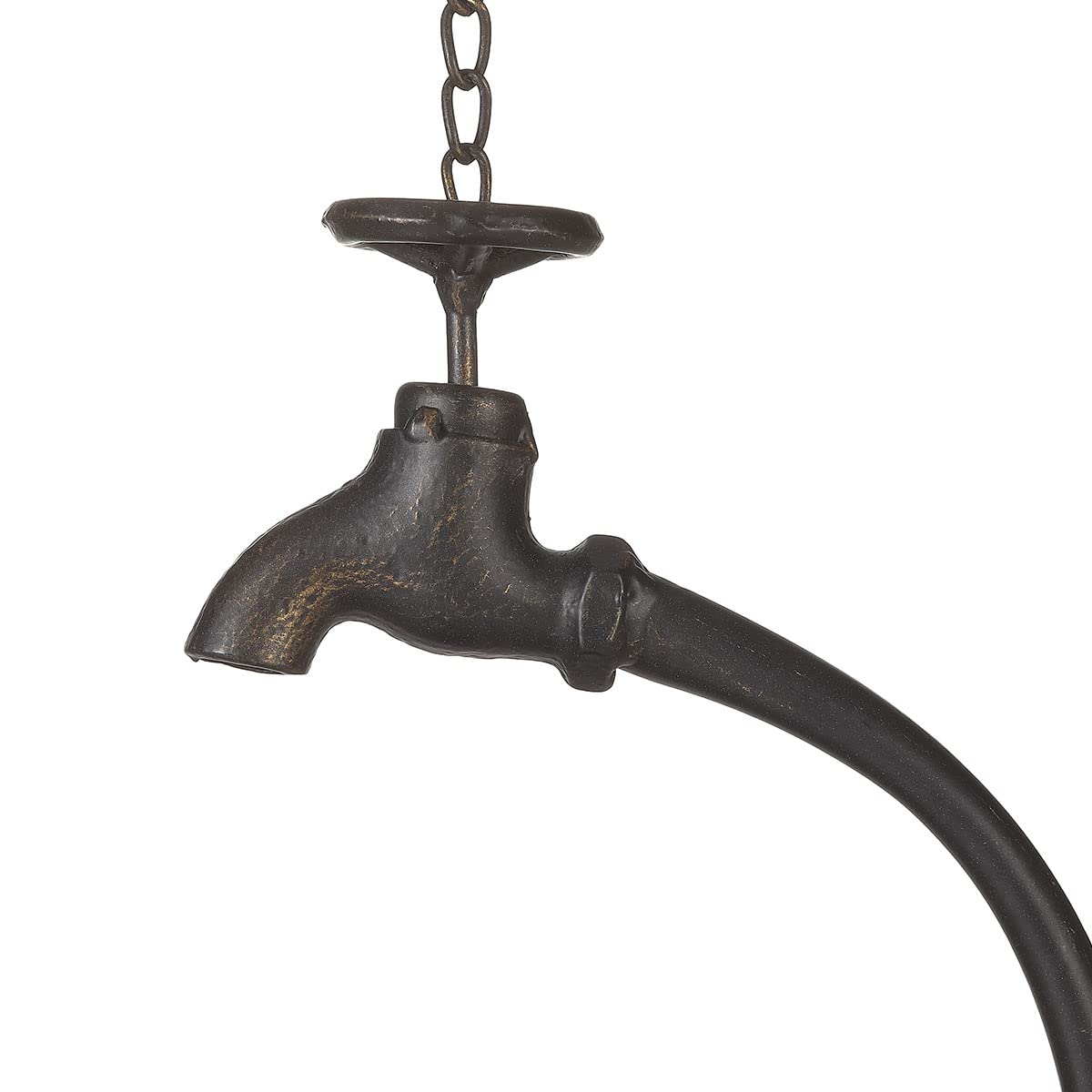 Snapklik.com : SMQLJXC Antique Cast Iron Faucet Hanging Bird Bath
