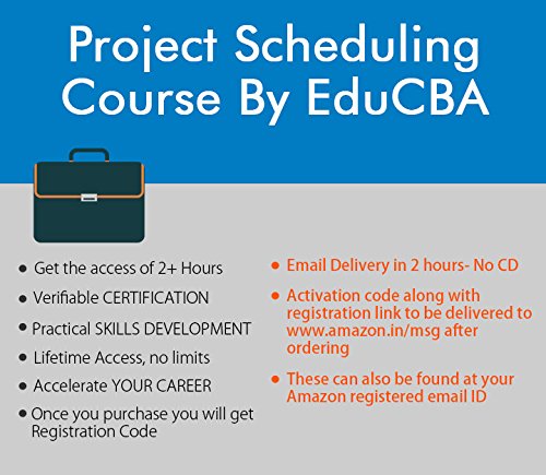Project Scheduling by EDUCBA (Email Delivery in 2 hours - No CD ...