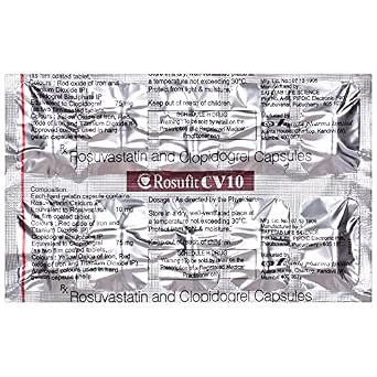 Rosufit-CV 10 - Strip of 10 Capsules : Amazon.in: Health & Personal Care