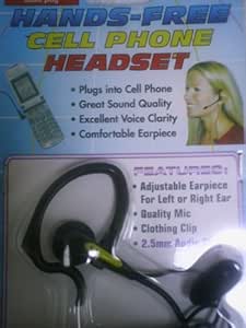 Amazon.com: Hands-free Cell Phone Head Set : Cell Phones & Accessories