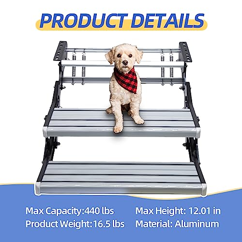 Snapklik.com : RV Steps Adjustable Folding Manual Double Drop Down ...