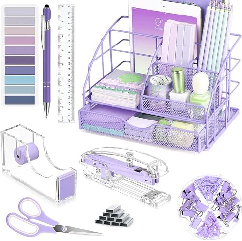 Amazon.com : JUOPIEA Desk Organizers and Accessories Office Supplies ...