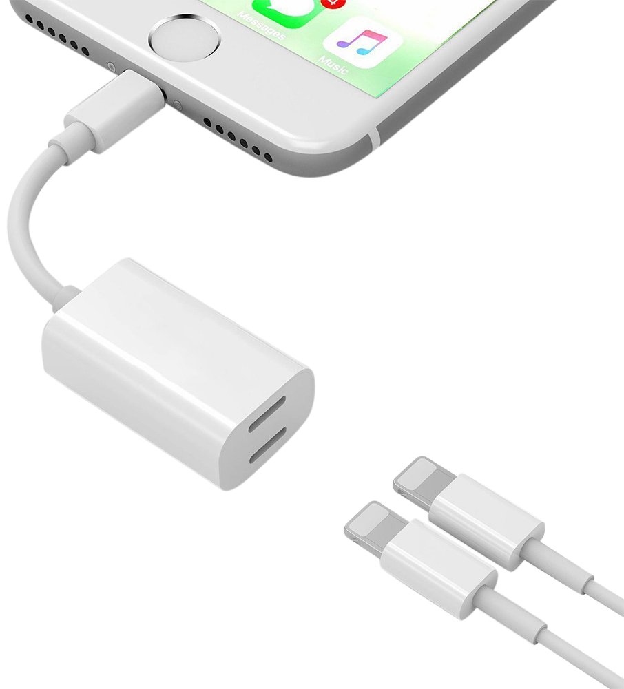 SINGB iPhone 7 Splitter and Lightning Splitter iPhone 7 Adapter Dual ...