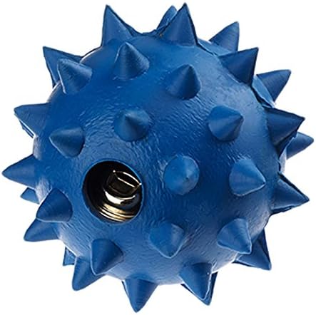 Classic Pet Products Rubber Spike Ball with Bell, Small, 50 mm, Blue ...