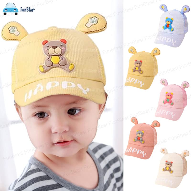 Buy FunBlast Teddy Cap for Kids - Cartoon Cap for 3 to 12 Years Old ...