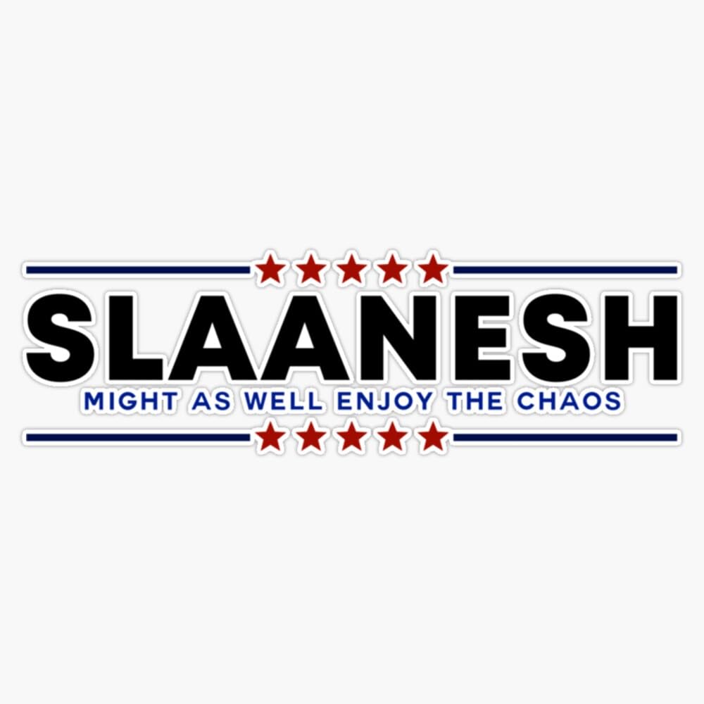 Amazon.com: Magnet Vote Slaanesh Magnetic Vinyl Sticker Decal Magnet 5 ...