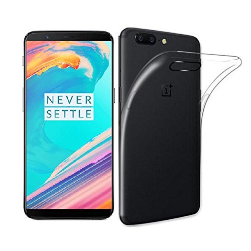 One Plus 5T phone cover soft TPU Scratch Proof Transparent back case ...