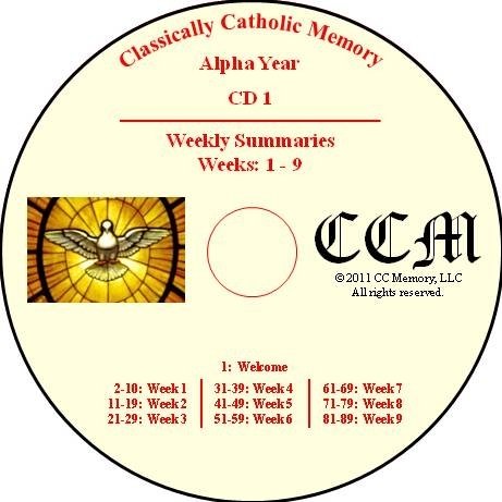 Anonymous - Classically Catholic Memory CCM Alpha Year Audio CD Set ...