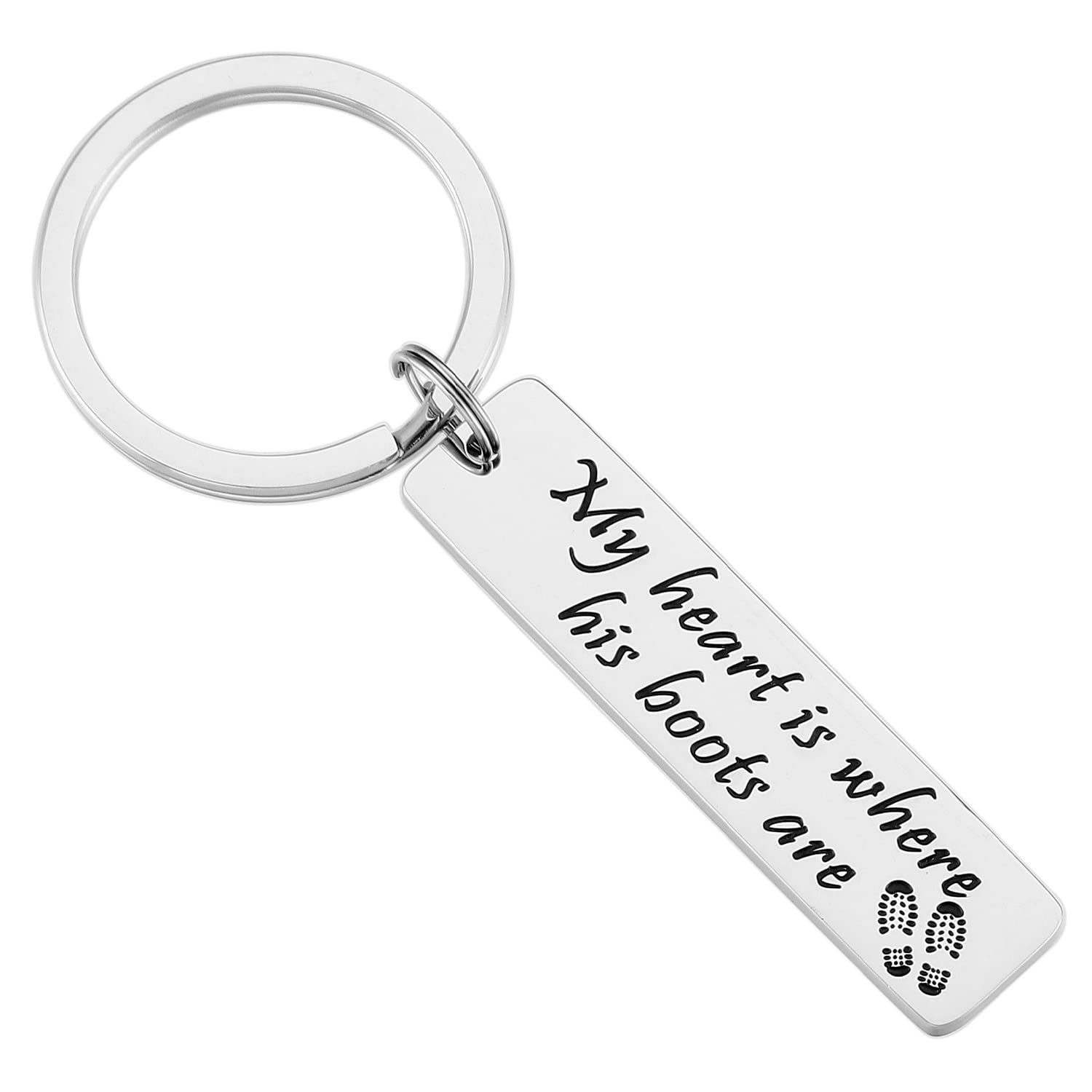 AHAETH Military Mom Gifts Marines Keychains For Women Us Proud Army ...