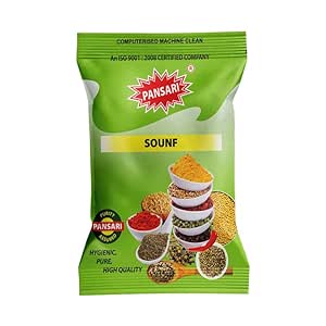 Pansari Saunf Whole 200g | Green Fennel Seeds | Moti Saunf | Green ...
