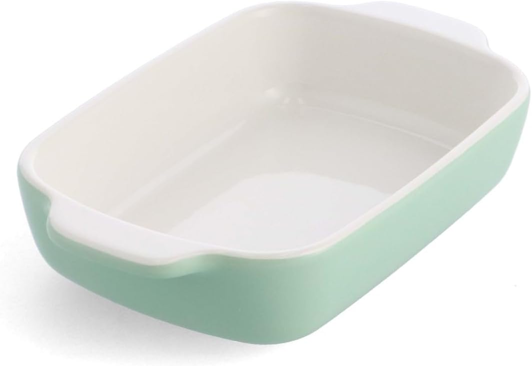 Amazon.com: KitchenAid Stoneware Ceramic Nonstick Rectangular Baking ...