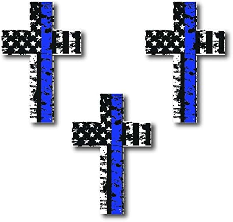 Amazon.com: thin blue line cross