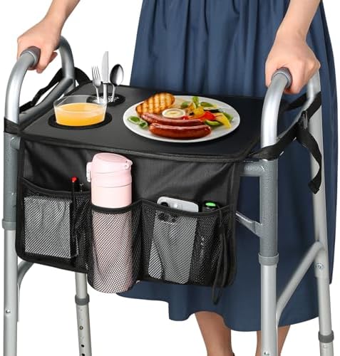 Amazon.com: HOOMTREE Walker Tray for Folding Walker, Trays for Walkers ...