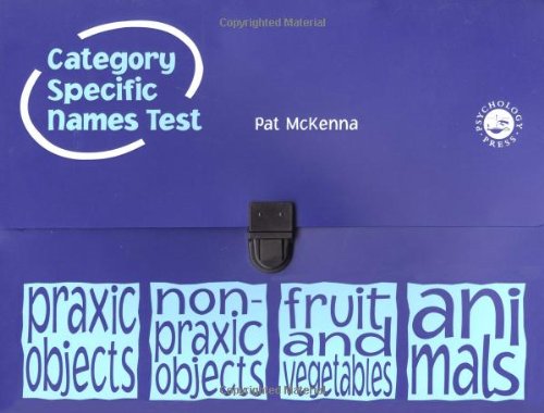 The Category-specific Names Test. Manual, Comprehension Test and ...