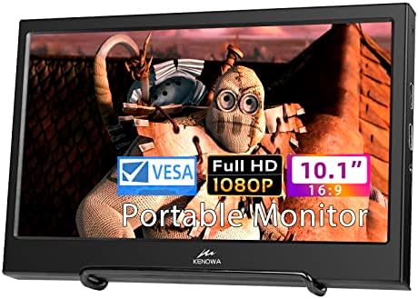 Amazon.com: Kenowa 10.1 Inch Small Monitor IPS 1920X1080 FHD Portable ...