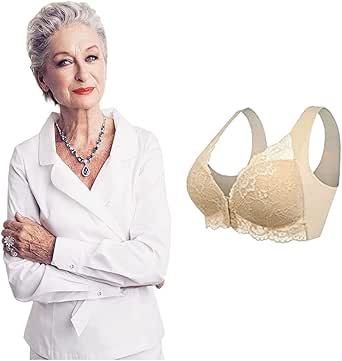 Blckmanba Front Closing Bra Thanksgiving,Sora Bra for Older Women Front ...