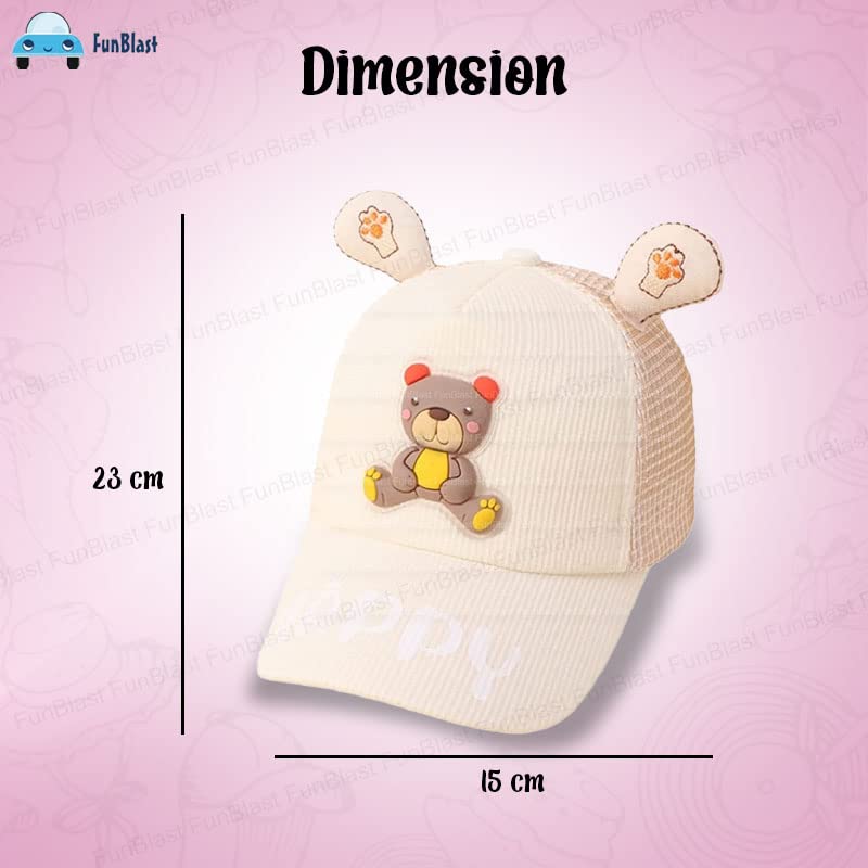 Buy FunBlast Teddy Cap for Kids - Cartoon Cap for 3 to 12 Years Old ...
