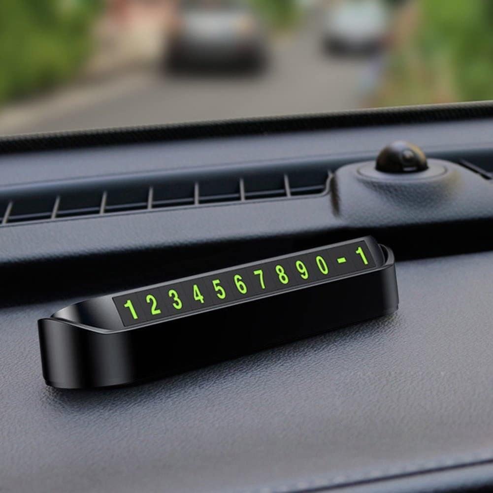 VIHM Car Dashboard Number Display,Mobile Phone Number Plate Car Phone ...