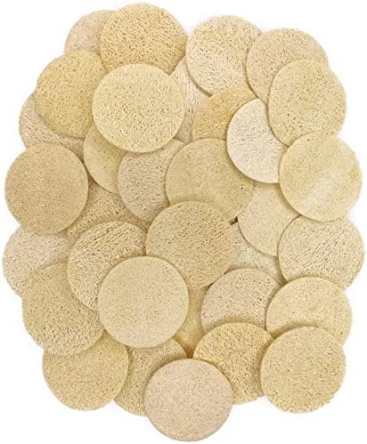 Amazon.com: Almooni Natural Loofah Exfoliating Facial Scrubber, Made ...