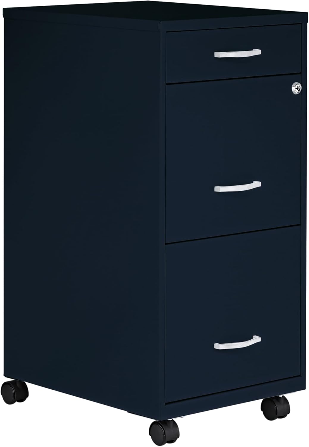 Amazon.com: LYS SOHO Box/File/File Mobile Navy File Cabinet, 3 Drawer ...