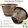 Amazon.com : 12 Inch Large Planter Pot for Plants Indoor Outdoor, 4 ...