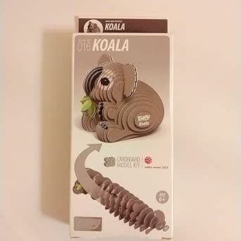 Amazon.co.jp: 3D CARDBOARD KOALA PAPER CRAFT KOALA MODEL : Toys & Games