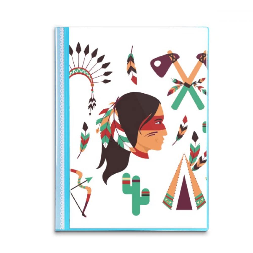no/no Indian Traditional American Pritive Tribe Book Sheet Protectors ...