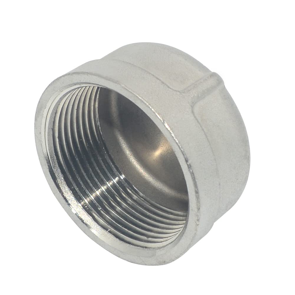 Snapklik.com : 1-1/2" 1.5" Cap,NPT Female Threaded Cast Pipe Fitting ...