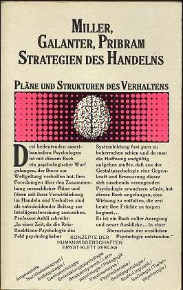 Strategien des Handelns. Pläne und Strukturen des Verhaltens : Georg A ...