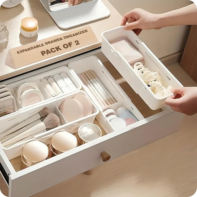 Expandable Drawer Organizer/Adjustable Storage Organiser/Drawer Divider ...