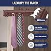 Amazon.com: Sliding Tie Racks for Closet, 20 Tie Hanger for Men Pull ...