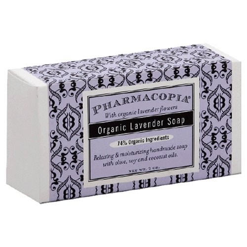 Amazon.com : Pharmacopia Organic Lavender Soap, with Organic Lavender ...