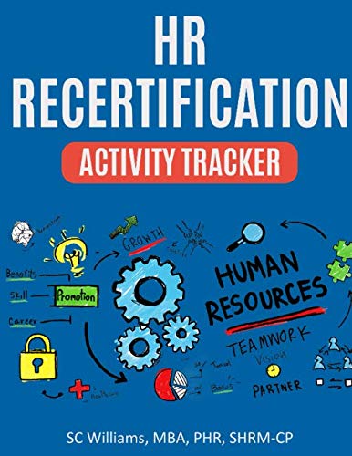 Amazon.com: HR Recertification Activity Tracker: For HR Professionals ...