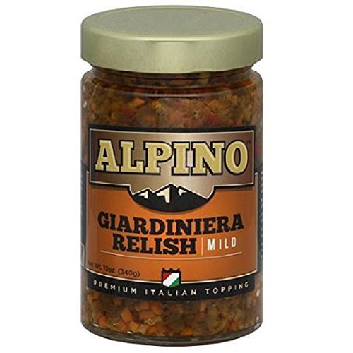 Amazon.com : Alpino Relish Giardiniera Mild : Grocery & Gourmet Food
