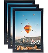 Amazon.com: JCJMY 6x9 Picture Frame Set of 5 Black for Wall Hanging or ...
